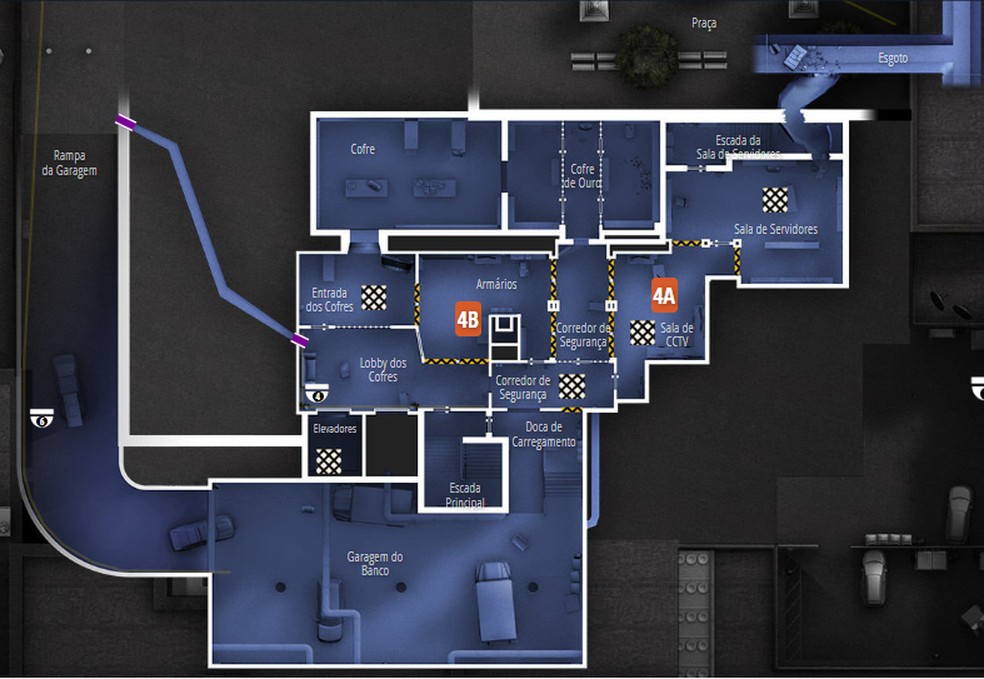 Banco no Rainbow Six Siege: veja os lugares e pontos de referência do ...