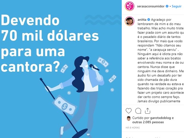 Anitta relembra polêmica com Pabllo Vittar: Anitta relembra polêmica com Pabllo Vittar: