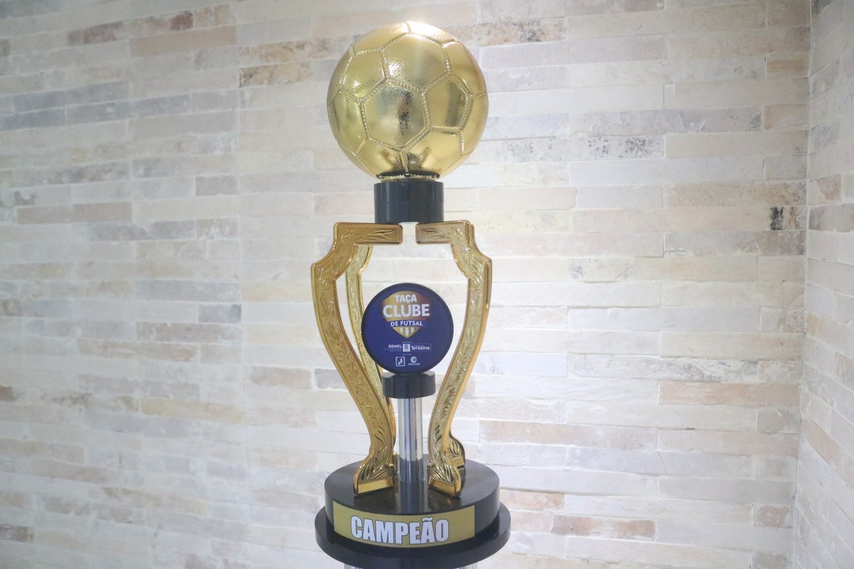 Taça Clube de Futsal: conheça em detalhes o troféu do campeão da edição ...