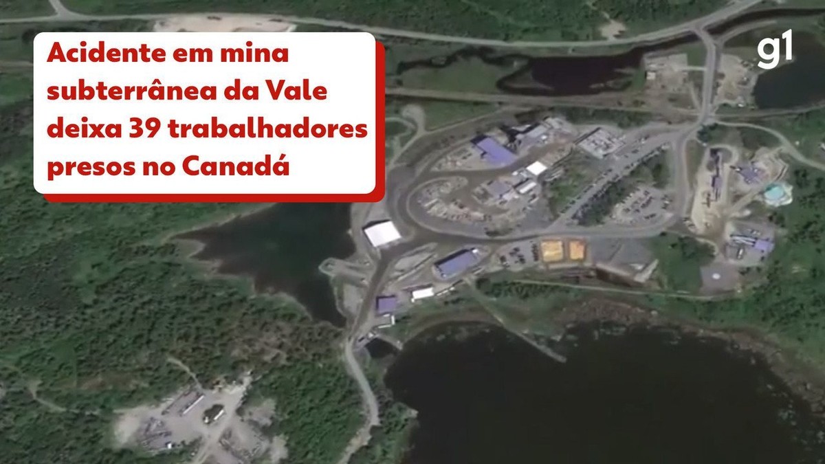 Acidente em mina subterrânea da Vale deixa 39 trabalhadores presos no ...