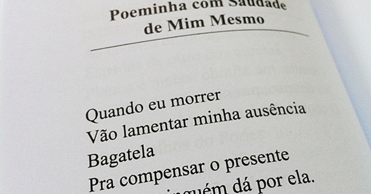 G1 - Millôr Fernandes escreveu poema sobre a própria morte - notícias ...