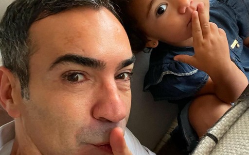 Cesar Tralli encanta com clique ao lado da filha, Manuella - Revista ...