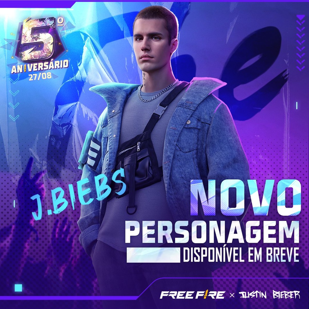 Free Fire: aniversário chega com Justin Bieber e itens gratuitos | free ...