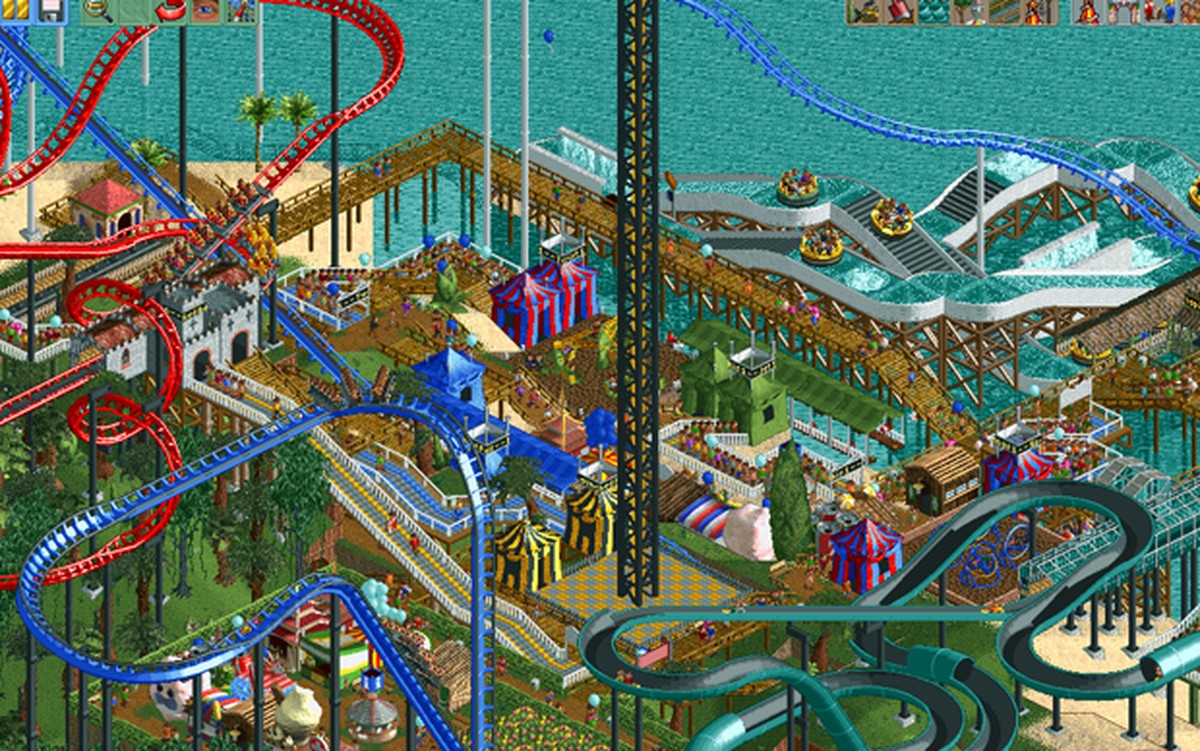 RollerCoaster Tycoon será relançado digitalmente | Notícias | TechTudo