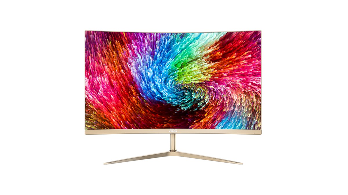 AOC anuncia monitor curvo de 27 polegadas e quase sem bordas | Monitor ...