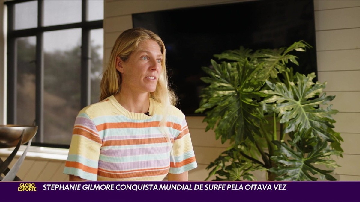 Stephanie Gilmore sonha chegar aos 11 títulos de Kelly Slater | surfe | ge