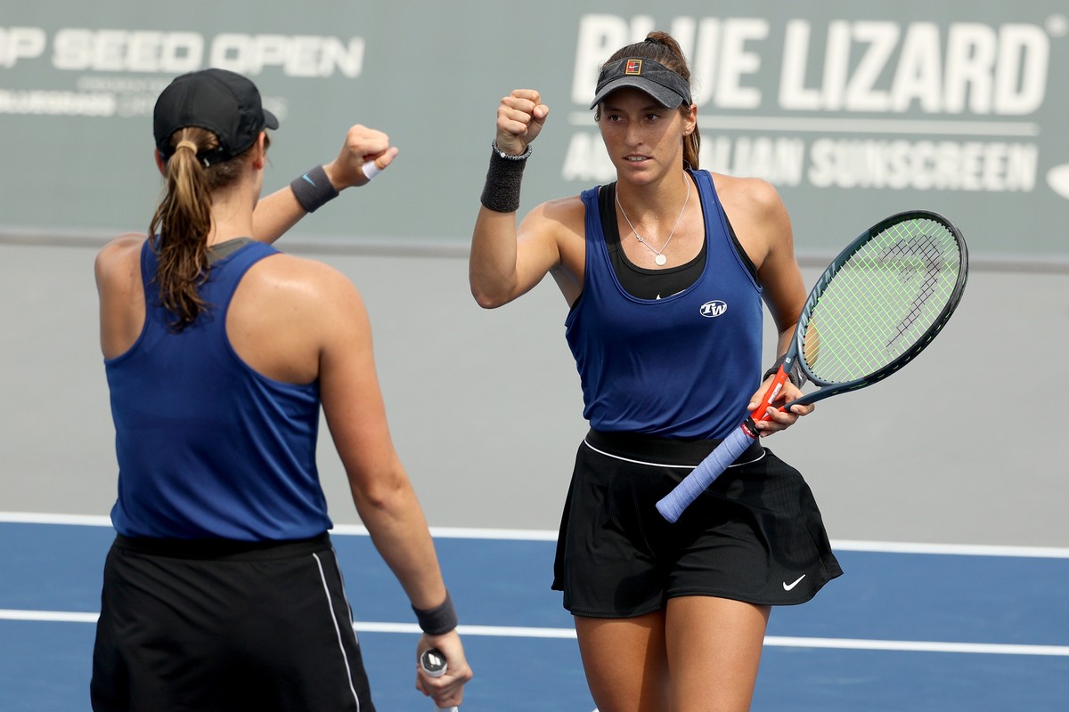 Dupla Luisa Stefani e Harley Carter estreia com vitória no WTA de ...
