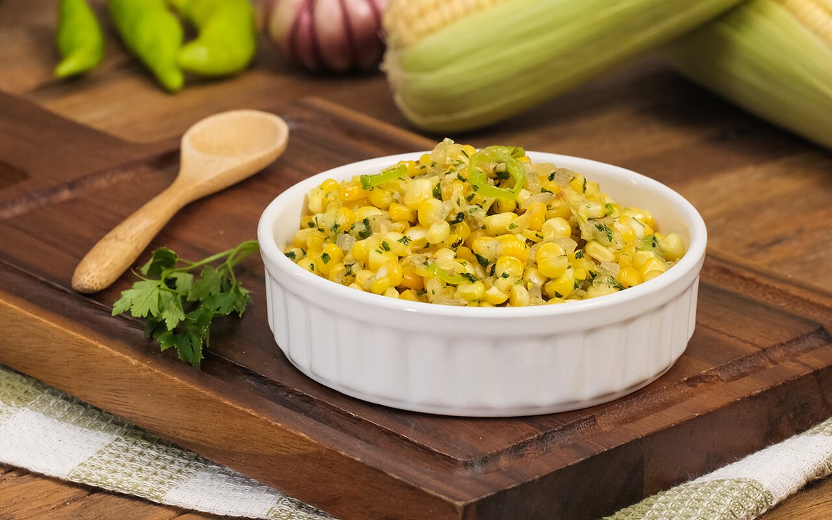 Milho-verde refogado | Receitas