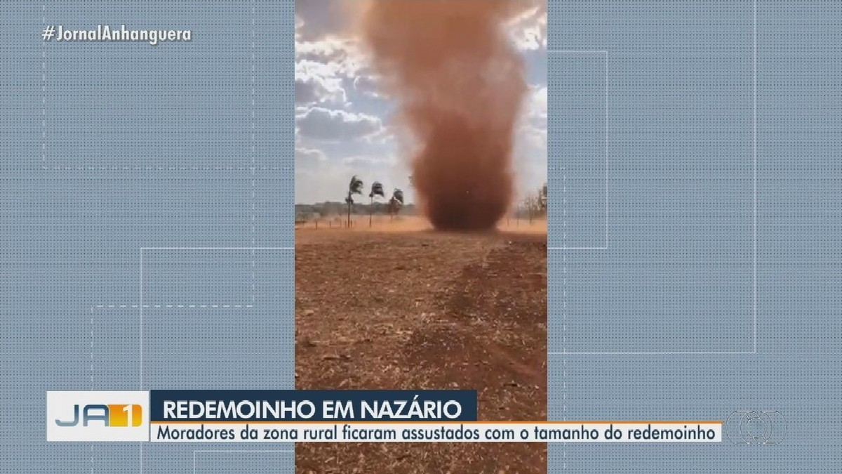 Redemoinho quase atinge local em que trabalhadores desmontavam ...