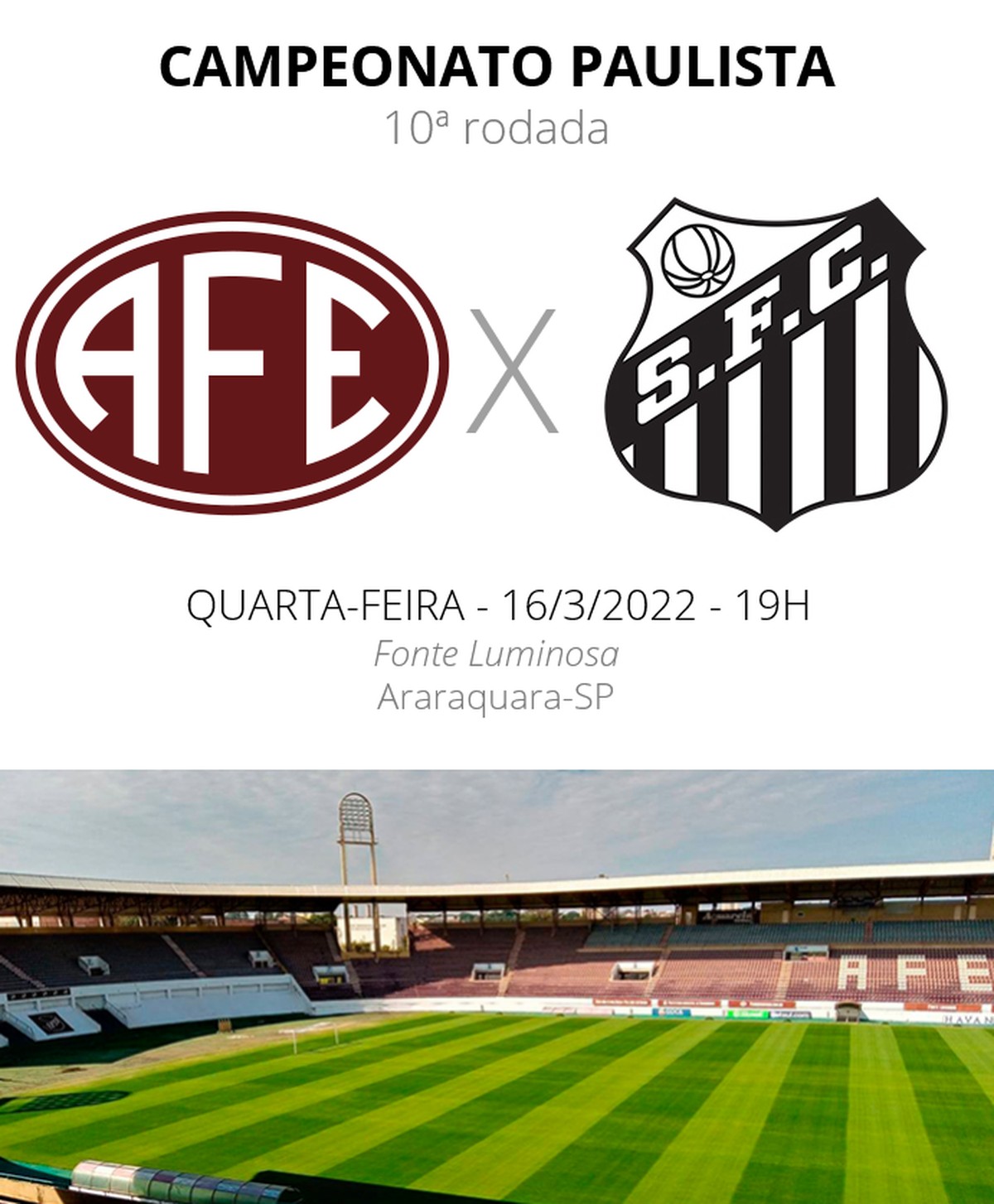Ferroviária X Santos Veja Onde Assistir Escalações Desfalques E