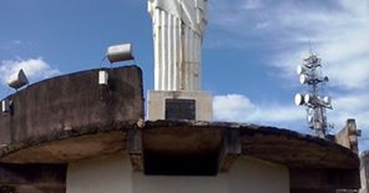 G1 - Monumento histórico de Pitangui, MG, Cristo é revitalizado após 14 ...