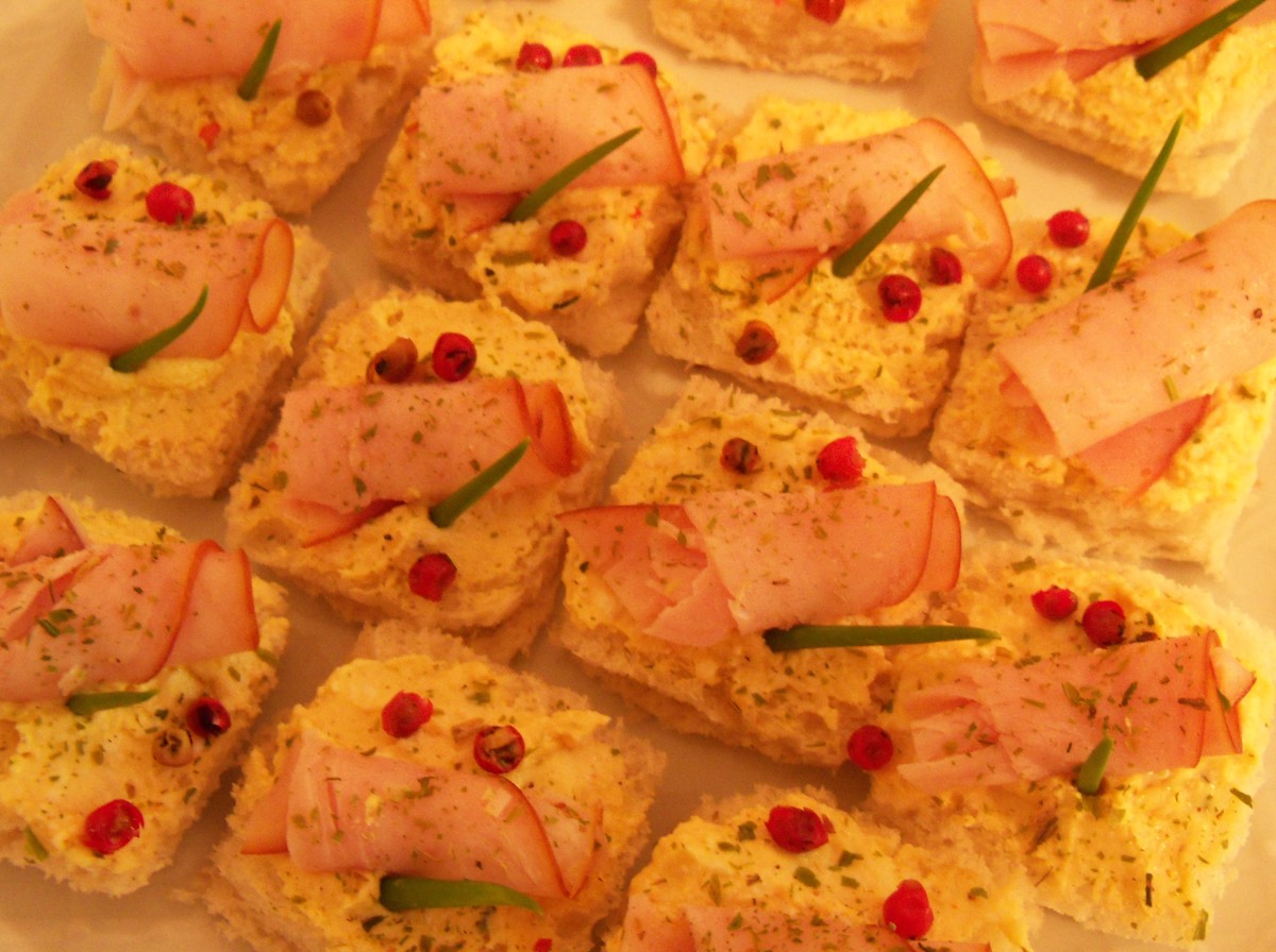 CANAPÉ DE PEITO DE PERU | Entradas | Receitas