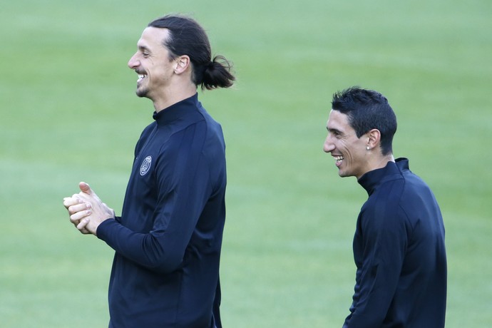 Feliz no PSG, Di Maria faz elogios a Ibrahimovic: "Muita qualidade"