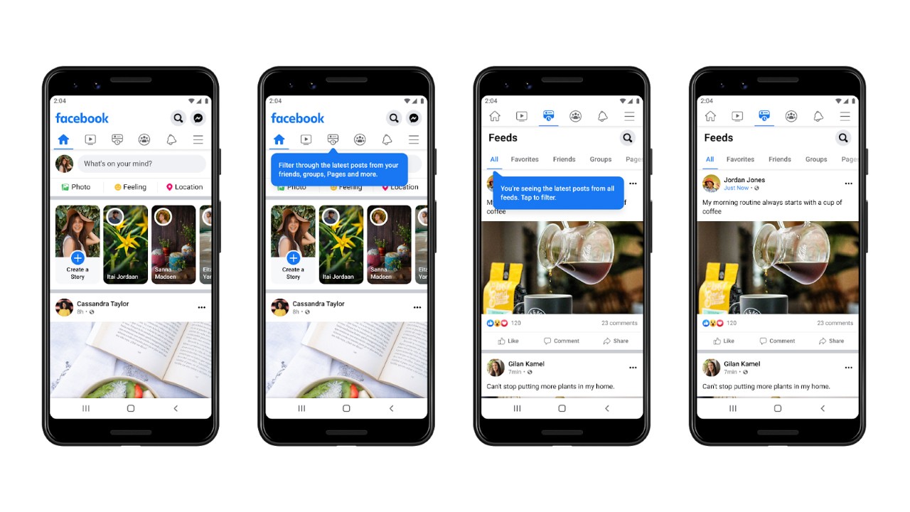 Facebook muda tela inicial para mostrar mais conteúdos que os usuários ...