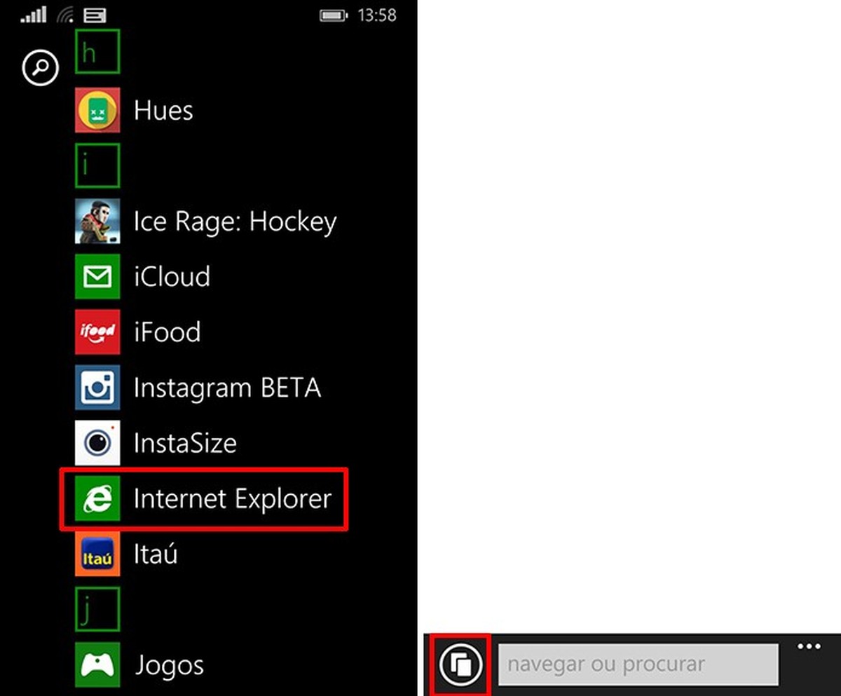 Como abrir abas do Internet Explorer e Chrome do PC no Windows Phone ...