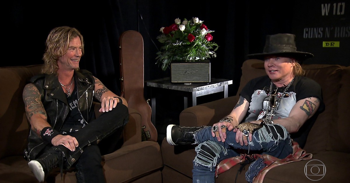 Fantástico - Guns N' Roses originais, Axl Rose e Duff McKagan falam da ...