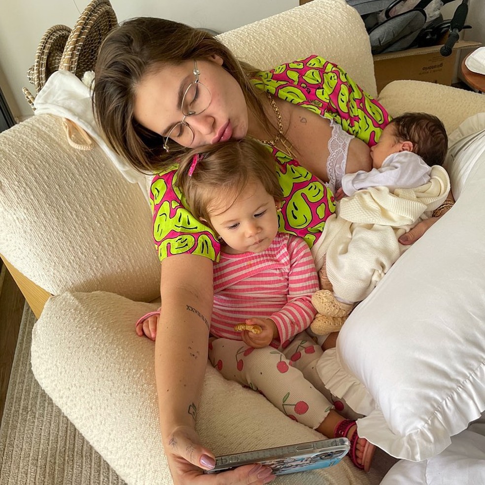 Virginia Fonseca curte tarde com Maria Alice e Maria Flor: 
