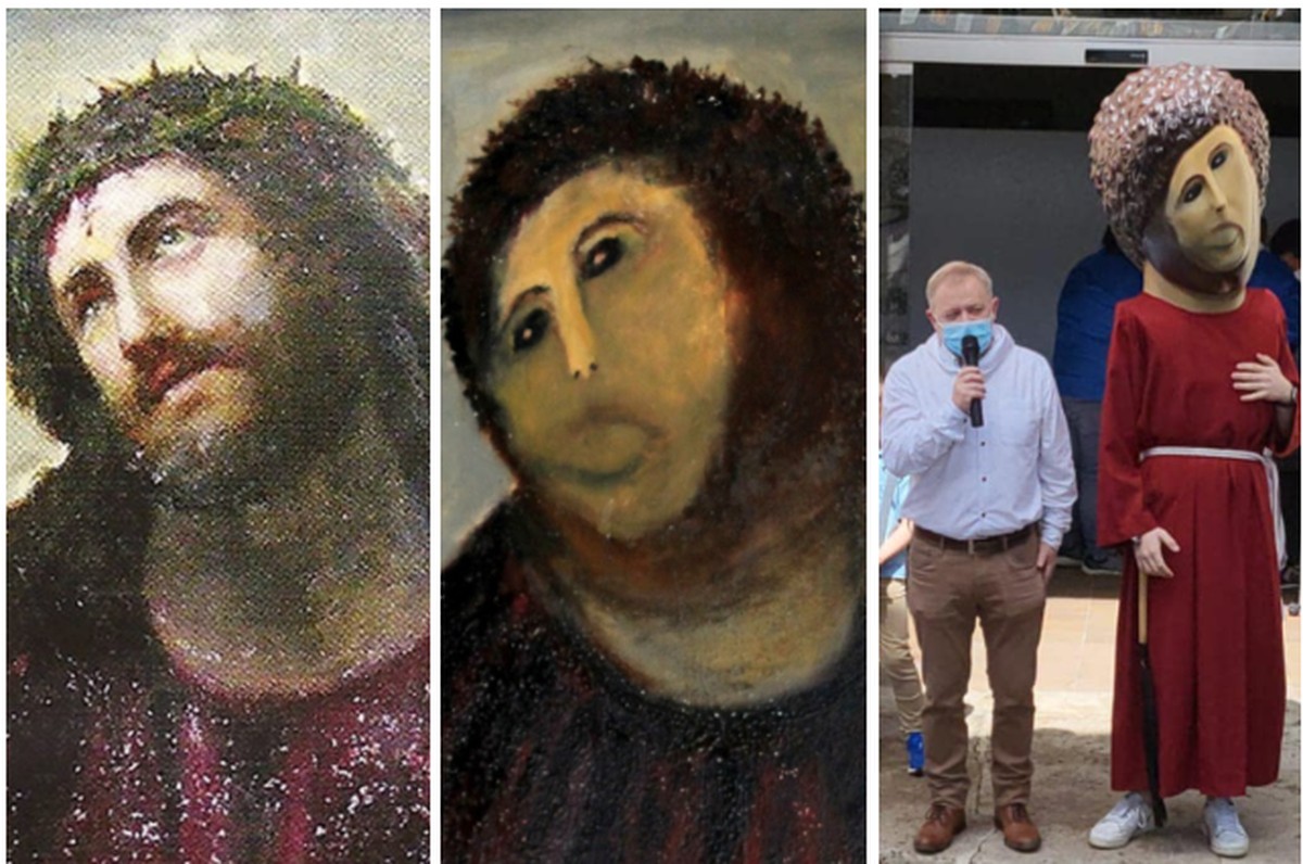 Da chacota ao estrelato: restauração mal feita de Jesus é homenageada ...