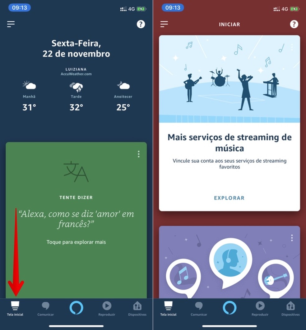Amazon Alexa: como usar o app no celular Android ou iPhone (iOS ...