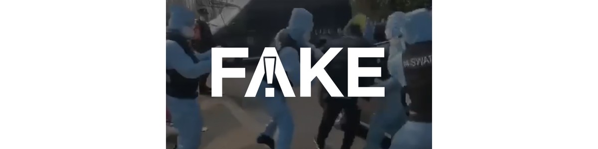 É #FAKE que vídeo mostre motorista preso pela SWAT na China por estar ...