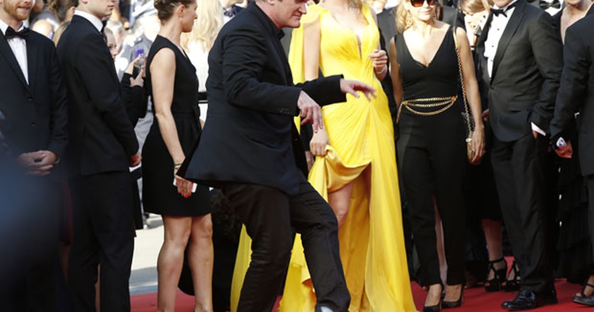 G1 - Em Cannes, Tarantino comemora os 20 anos de 'Pulp fiction'; veja ...