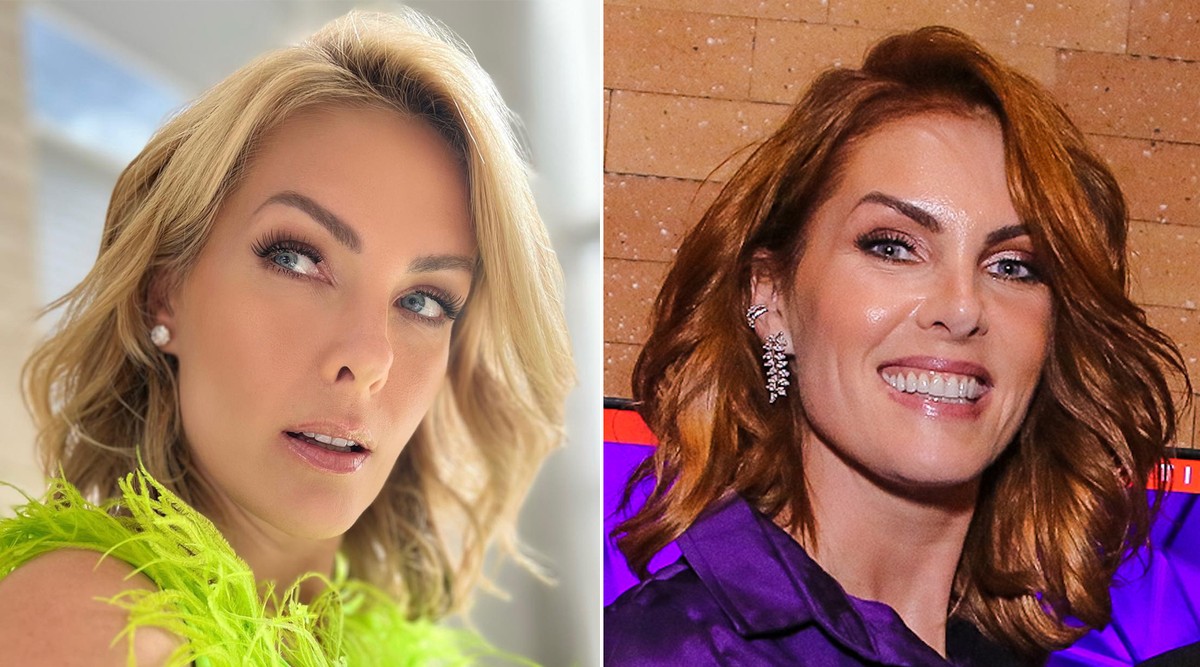 Ana Hickmann surpreende e surge ruiva em evento com o marido; compare ...