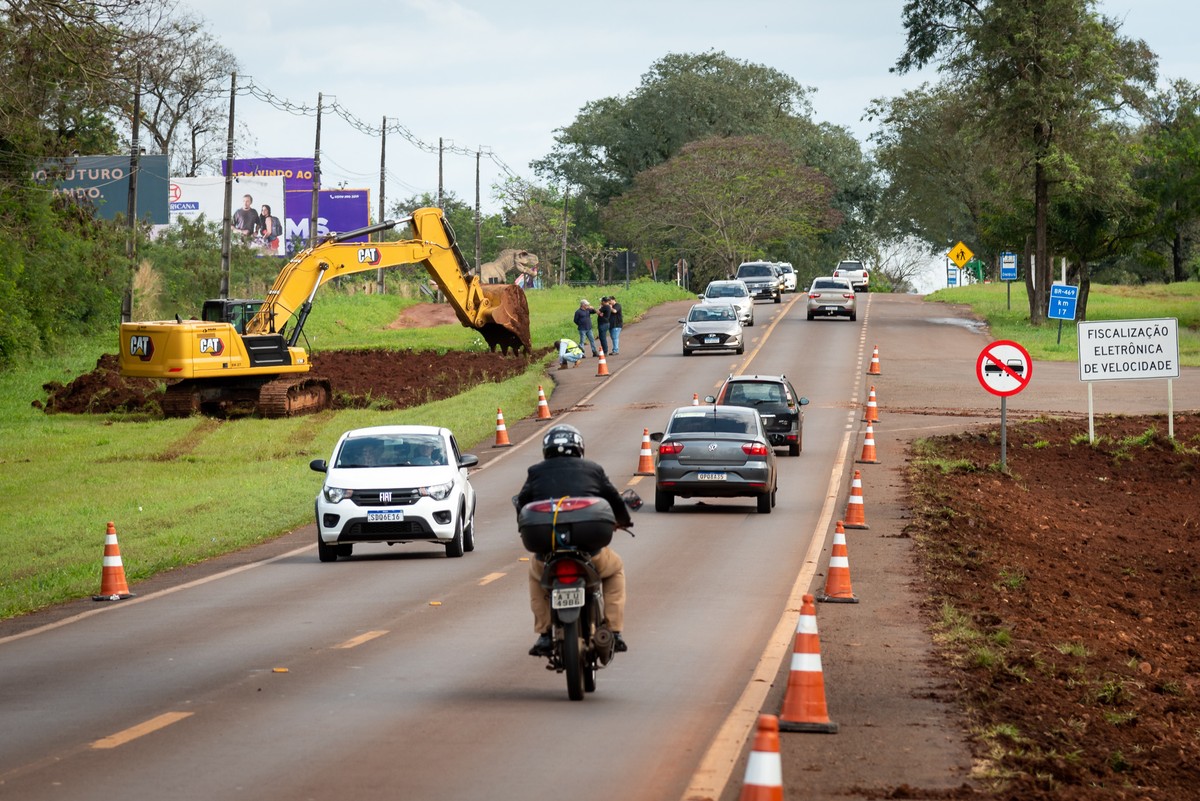 Obras de duplicação rodovia que é único acesso as Cataratas do Iguaçu ...