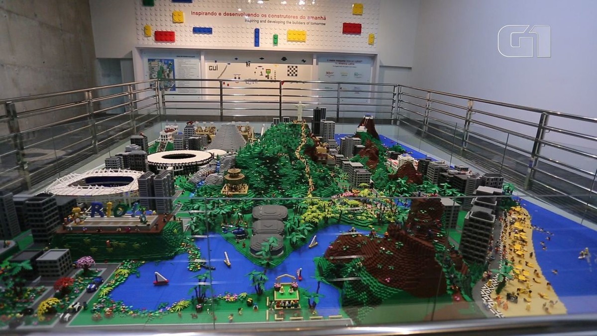 Rio ganha maquete com quase 1 milhão de peças de Lego no aniversário da ...