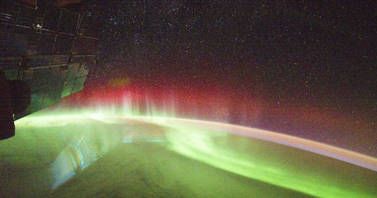 G1 - Foto da Nasa mostra aurora austral no oceano Pacífico - notícias ...