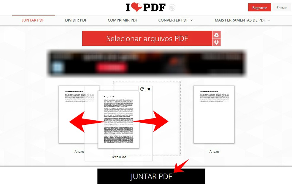 iLovePDF: como converter, comprimir, reordenar e dividir documentos | Utilitários | TechTudo