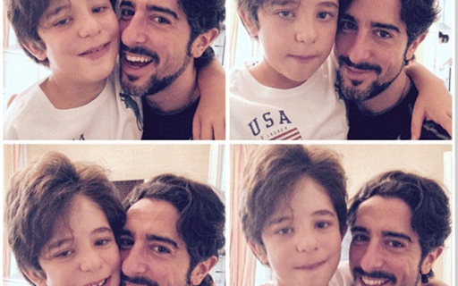 Marcos Mion posa com o filho mais velho: "O sorriso mais puro ...