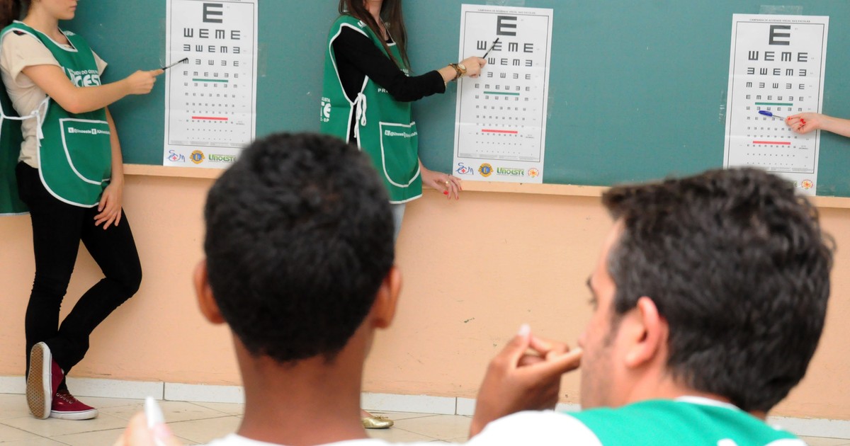 G1 - Projeto faz testes de acuidade visual em alunos da rede estadual ...