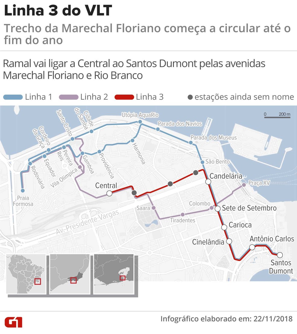 Linha 3 do VLT entra em testes; promessa é começar a circular em ...