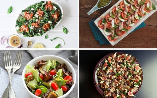 5 receitas de saladas diferentes e fáceis para o cardápio semanal ...