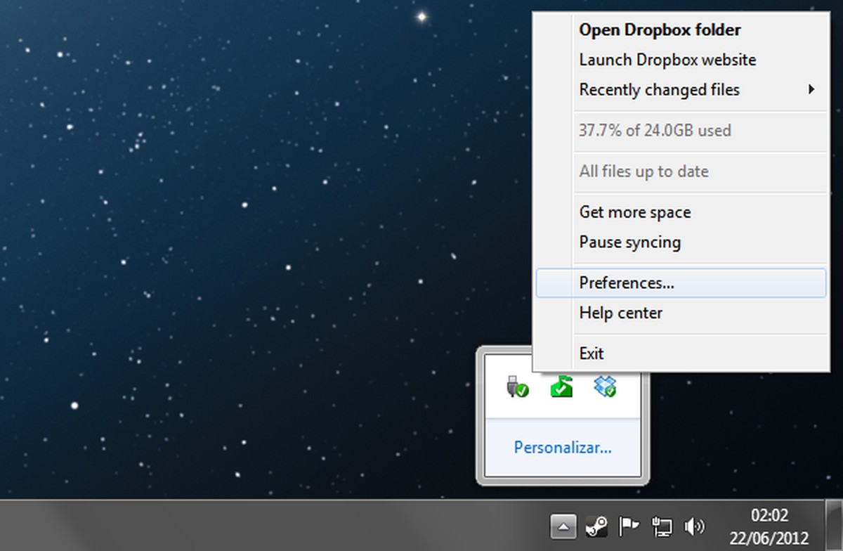 Como limitar a velocidade de download e upload do Dropbox | Dicas e ...