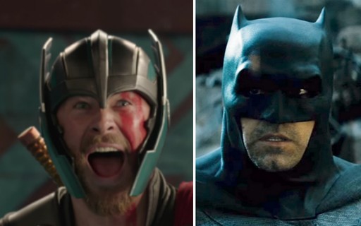 Mash-up traz Batman e Mulher Maravilha assistindo ao trailer de 'Thor ...