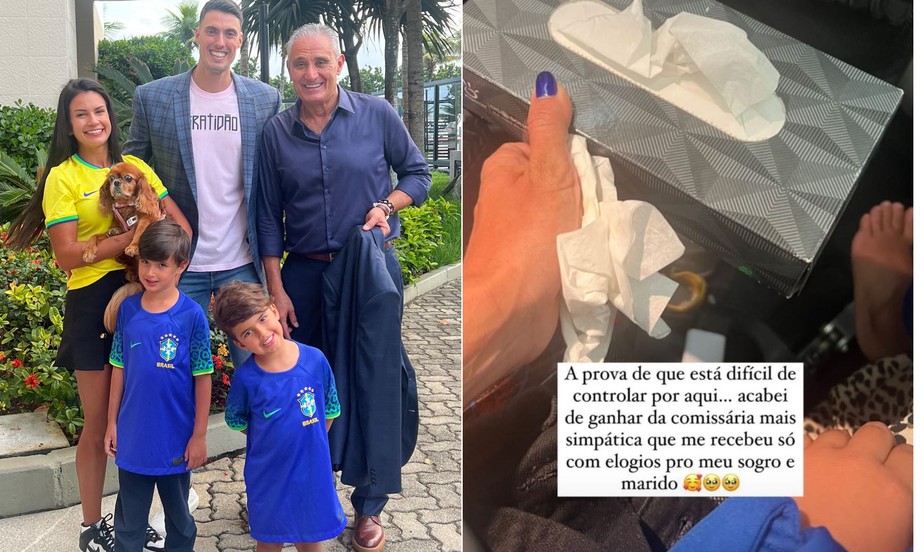 Nora de Tite chora durante vôo e ganha lenços de papel: 'Difícil ...