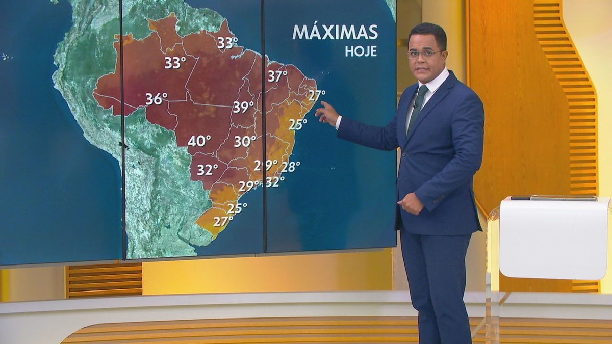 Previsão do tempo: frio e chuva vão embora e calor retorna a grande parte do país | Hora 1 | G1