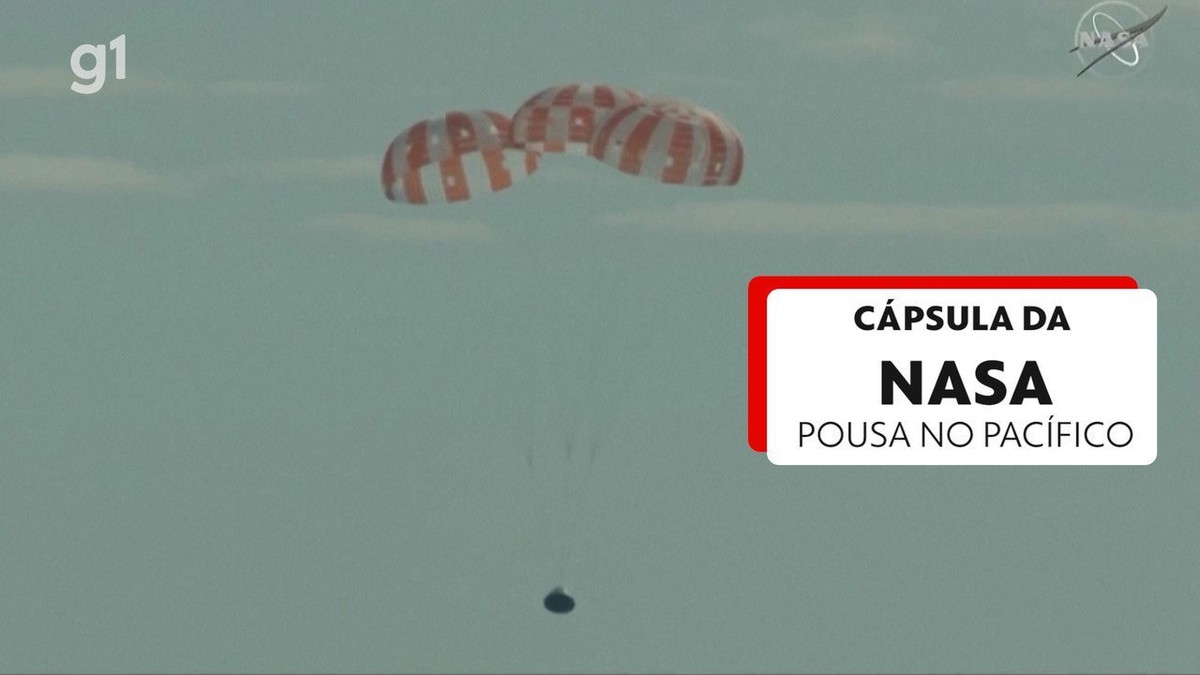 Artemis I: cápsula da Nasa pousa no Oceano Pacífico; VEJA VÍDEO ...