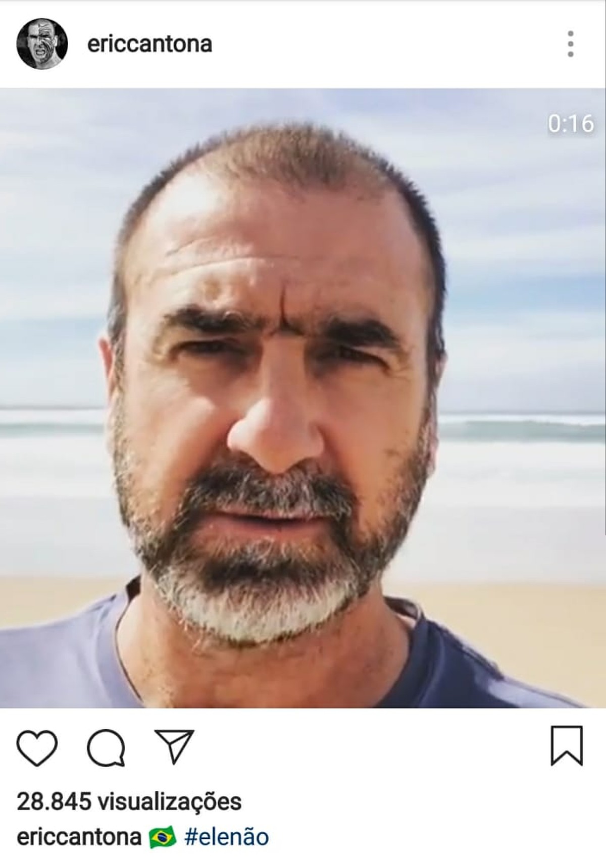 Eric Cantona critica seleção brasileira por disputar amistoso contra a ...