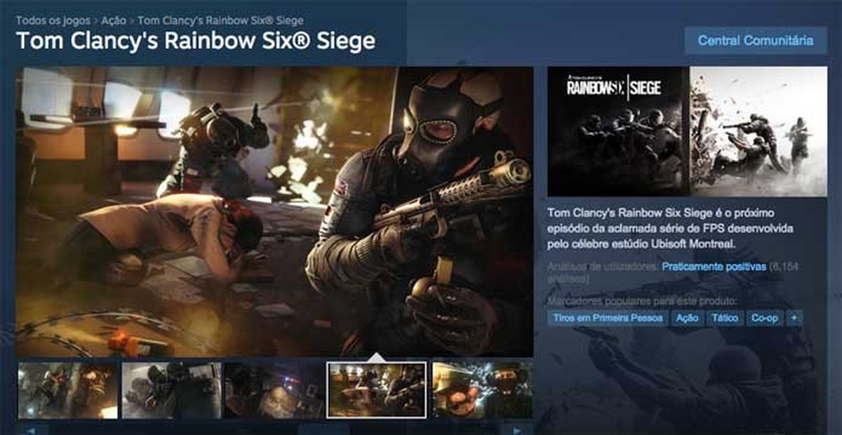 Como fazer download de Rainbow Six Siege no PC, PS4 e Xbox One | Dicas ...