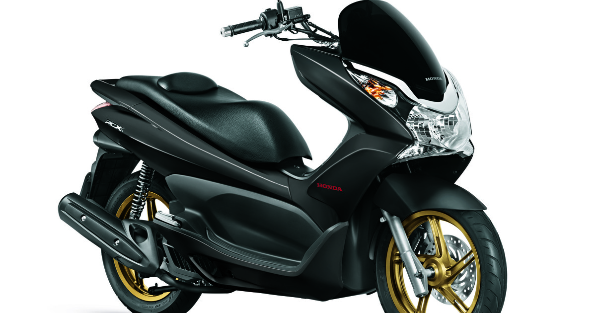 G1 - Honda PCX 150 ganha versão preto fosco com rodas douradas ...