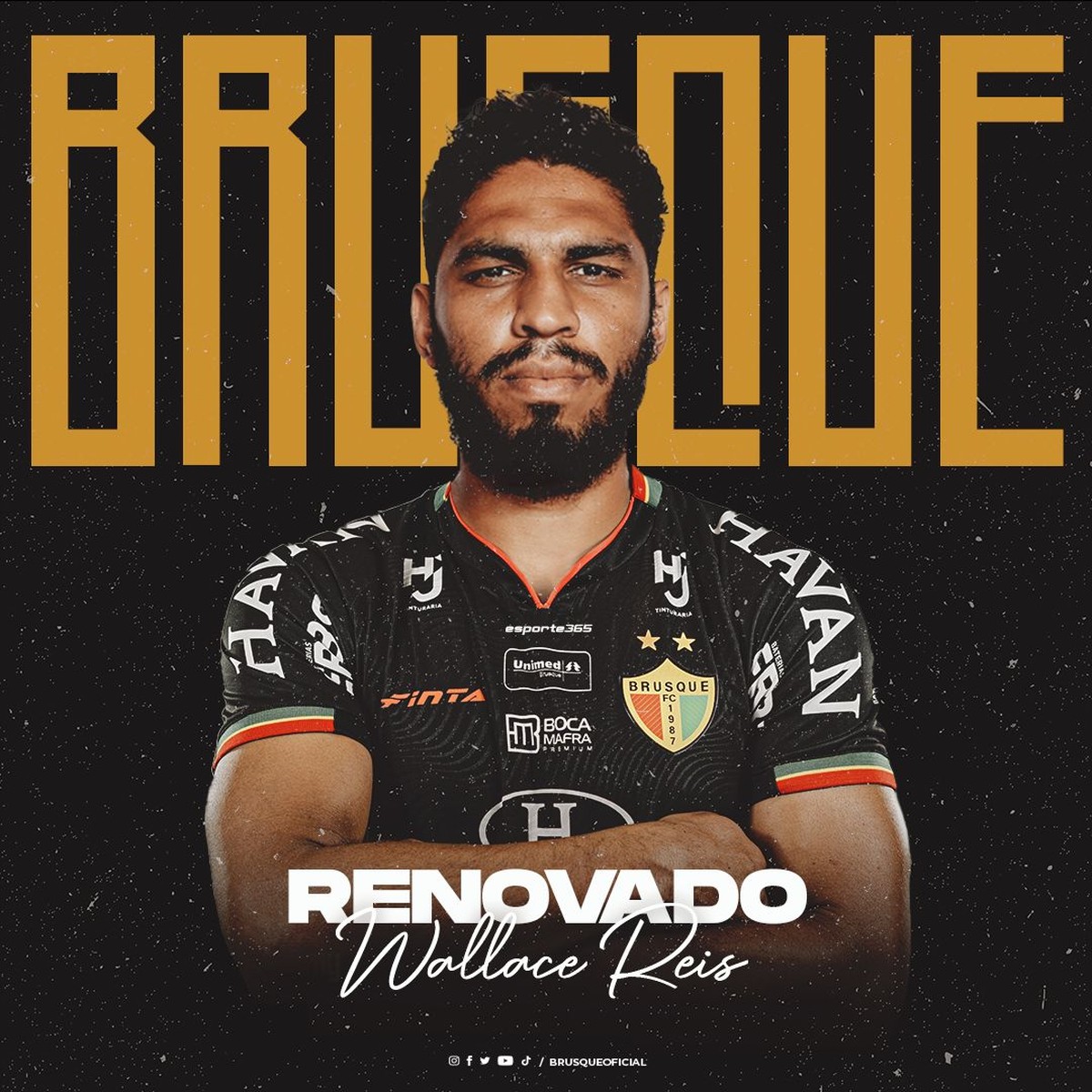 Brusque anuncia renovações de Alex Ruan, Toty e Wallace | brusque | ge