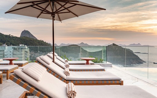 Isabel Lounge no Hilton Rio de Janeiro: vista de cartão postal - Vogue ...
