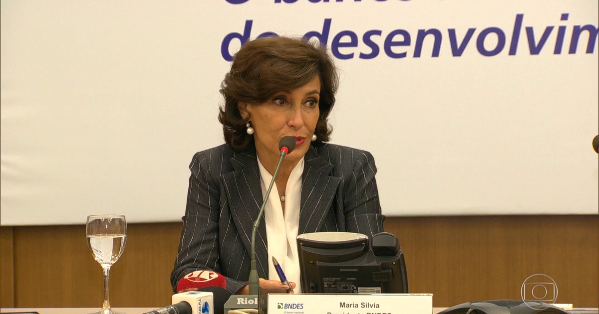 Jornal Nacional - Após um ano na presidência do BNDES, Maria Silvia ...