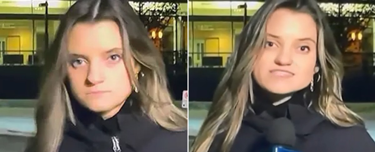 Repórter passa mal e perde equilíbrio em transmissão ao vivo; assista