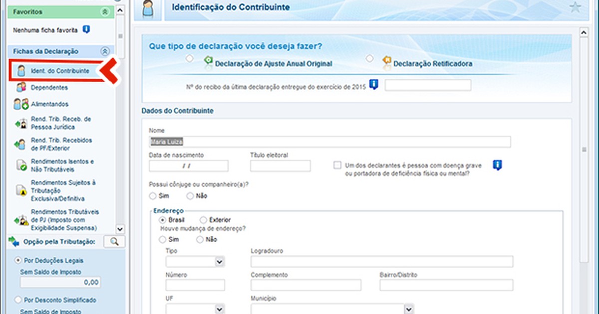 G1 - Identificação do contribuinte - notícias em Imposto de Renda 2016