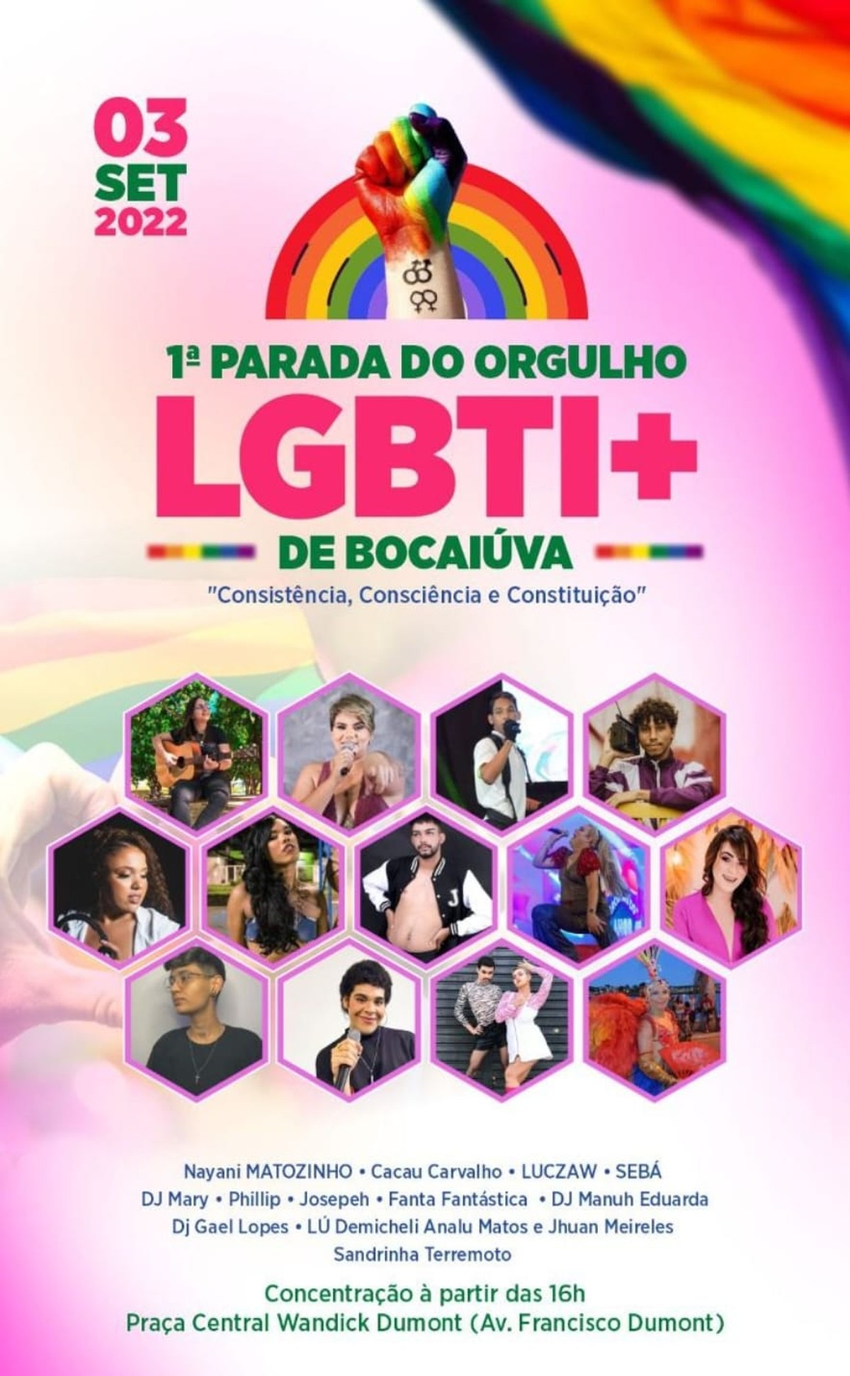 Parada LGBTI+ será realizada em Bocaiuva pela primeira vez | Grande ...