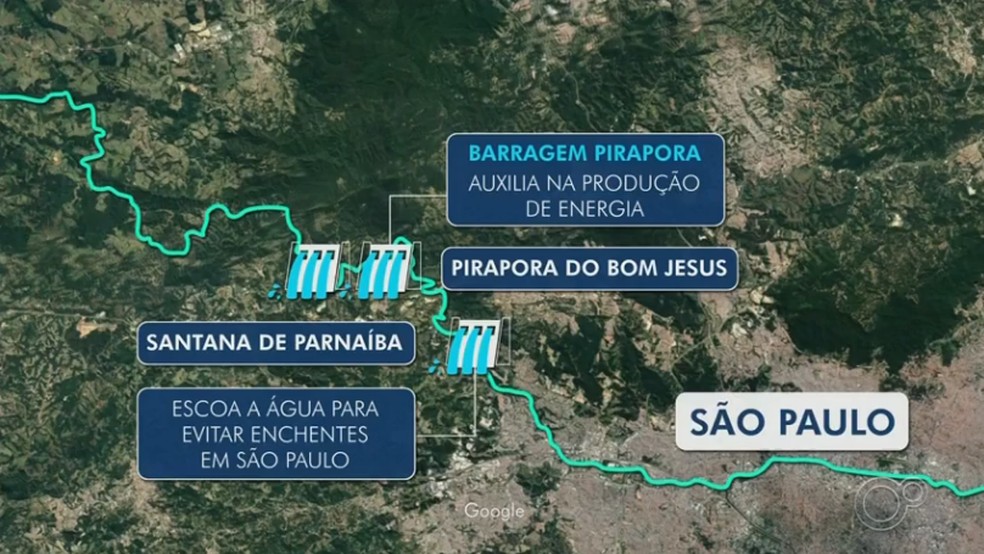 Imagens aéreas mostram mudança drástica do Tietê entre estiagem e cheia ...