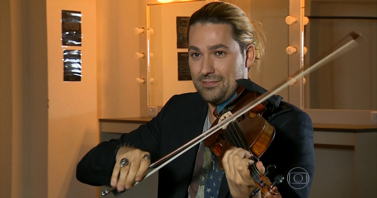 Jornal da Globo - Violinista pop David Garrett está no Brasil para ...